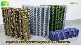1 person foam camping mat egg nest design xpe foam pad for outdoor hiking