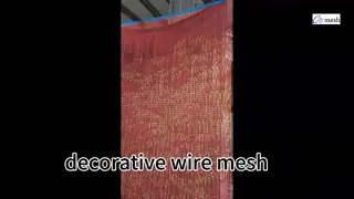 chain link decorative architectural metal mesh curtain stainless steel