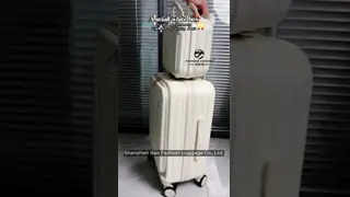 805 business small travel luggage  18-inch carry-on luggage wet and dry separation tsa lock spinner