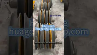 35# cast steel heavy duty wire rope pulley and crane sheave with customizable size for construction