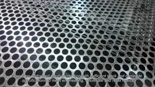 decorative q235 galvanized bar grating with regular hole pattern