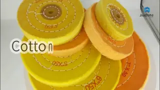 cloth-based 4inch*50layer cotton buffing wheel for polishing jewelry and mirror finishes
