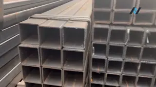 astm q345 carbon steel square pipe 20mm - 610mm galvanised  customized 50mm