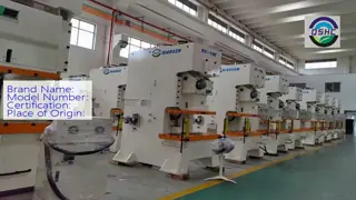 high accuracy pneumatic c frame punch press 11kw motor for metal forming