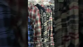 grade a second hand coats used winter check shirts mixed colors for men women