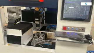qh - automatic vibratory bowl loading full-closed-loop automated precision processing with laser cut