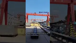 20 ton rated loading capacity adjustable gantry crane with remote controller and ground control