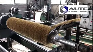 metal bristle brush rolls are used in brush machines for polishing