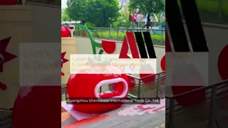 custom tomato-themed street sculptures & decor | creative mall/open-street installation factory