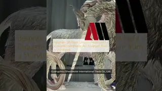 customized large scale 3d paper sculpture with rgb dmx 512 lighting for art installation