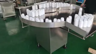 stainless steel bottle turntables modular unscrambler turntable with 300 bottles per minute capacity