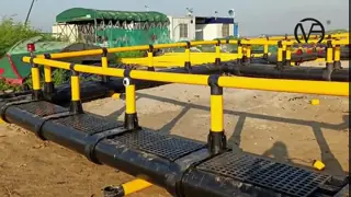 10×10m combined square fish cage (315mm main floating pipe)