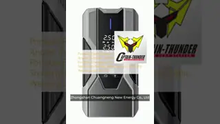 smart digital portable 1000a peak current jump starter and 150 psi max pressure tire inflator