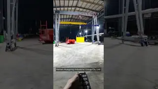 lightweight mini aluminum gantry crane with 450 kg capacity for small scale operations