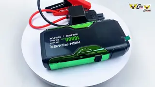 16000mah 600a peak car jump starter with fast charging portable battery booster