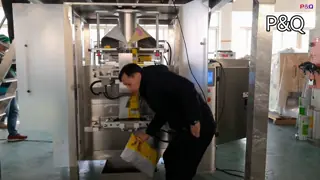 6.5kw 380v hffs vffs packing machine for pet dog food custom