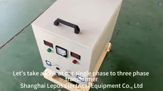 6kva single phase to three phase voltage transformer with digital display