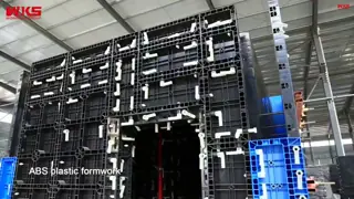 high impact modular plastic formwork custom sizes plastic formwork system durable