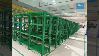 all-open mold rack system engineered for high-load precision, operational safety
