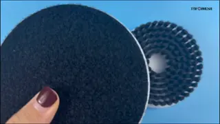 rotary cleaning brush 5 inch nylon bristle for carpet upholstery cleaning