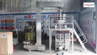 high speed full automatic granule packaging machine for rice sugar peanut beans