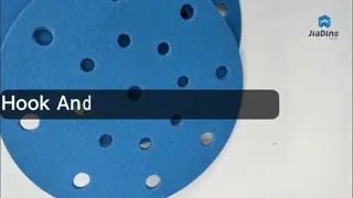 150mm aluminum oxide abrasive sanding disc hook and loop sandpaper