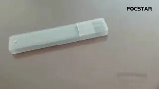 luxury black nano glass nail shiner crystal nail file buffer polisher custom logo