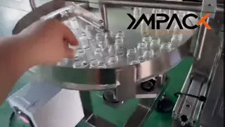 compact desktop vial labeling machine for small vials (2ml to 30ml) with 40-60 vials/minute