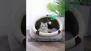semi enclosed bed for cats sleeping warm winter cat sleeping house recyclable pet nest