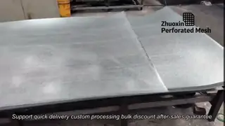 1000*2000 perforated galvanized steel sheet for radiator cover