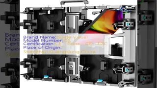 customizable gs rental led video wall display with 7680hz high refresh rate dual power & signal back