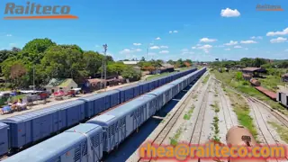 1000mm gauge  covered goods wagon tanzania steel goods train wagon