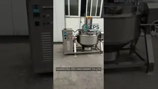 200l planetary industrial size kettle cooker with stirring electromagnetic heating