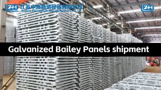 long life durable prefabricated pedestrian bridges galvanized bailey bridge