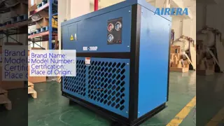 airera hdr-200hp refrigerated air dryer industrial compressed air dryer