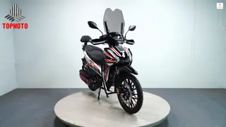 123.7cc large displacement single cylinder motorcycles 6.3kw underbone motorcycle with clutch