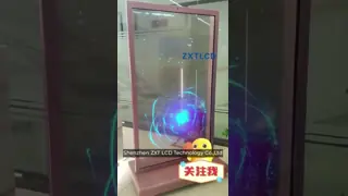 77 inch 4k self-luminous lg transparent oled monitor vertical commercial intelligent kiosk touchscre
