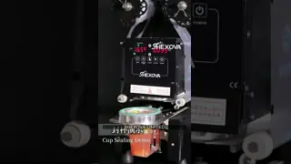 easy to operate electric cup sealer machine for bubble tea beverage cup