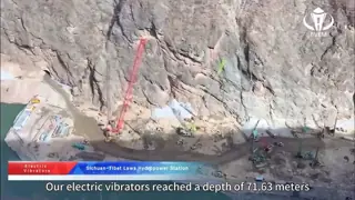 dn325 feeding pipe and vibration frequency of 45-55 hz in bvem vibroflot