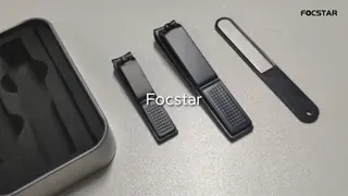 stainless steel nail clipper custom logo straight curved cutter 3pcs for fingers