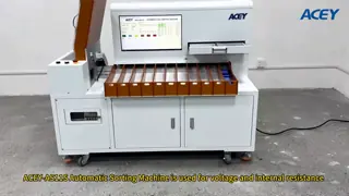 11 channel lithium battery sorting machine sorter for cylindrical cell
