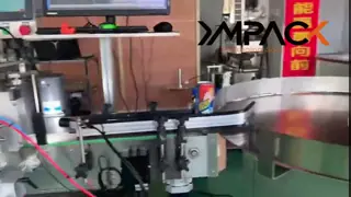 visual positioning labeling machine for beer cans with smart vision system