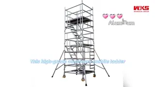 hot dip galvanized aluminium scaffold towers high load capacity portable aluminum scaffolding
