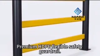 500 - 2000 mm wide dual track flexible safety guardrail is flexible durable