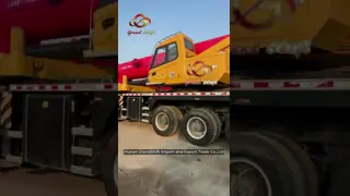 used sany stc1100t truck crane for sale 110 ton heavy lifting powerhouse 66m main boom