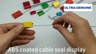 us-cc151b pull tight plastic cable seal with 1.54 kn tensile strength and laser markable