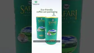 100% recyclable cylindrical paper tube box paper canister with airtight lid eco friendly