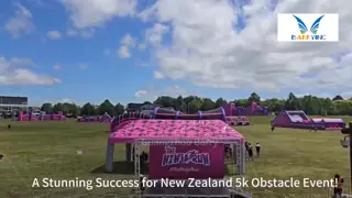 outdoor team building games inflatable obstacle course 5k with plato pvc