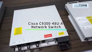 original c9300-48u-a 48-port stackable poe network switch with 256gbps switching capacity