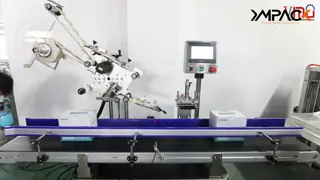 yimu packaging machine carton box corner warp labeller flat surface pasting labeling machine